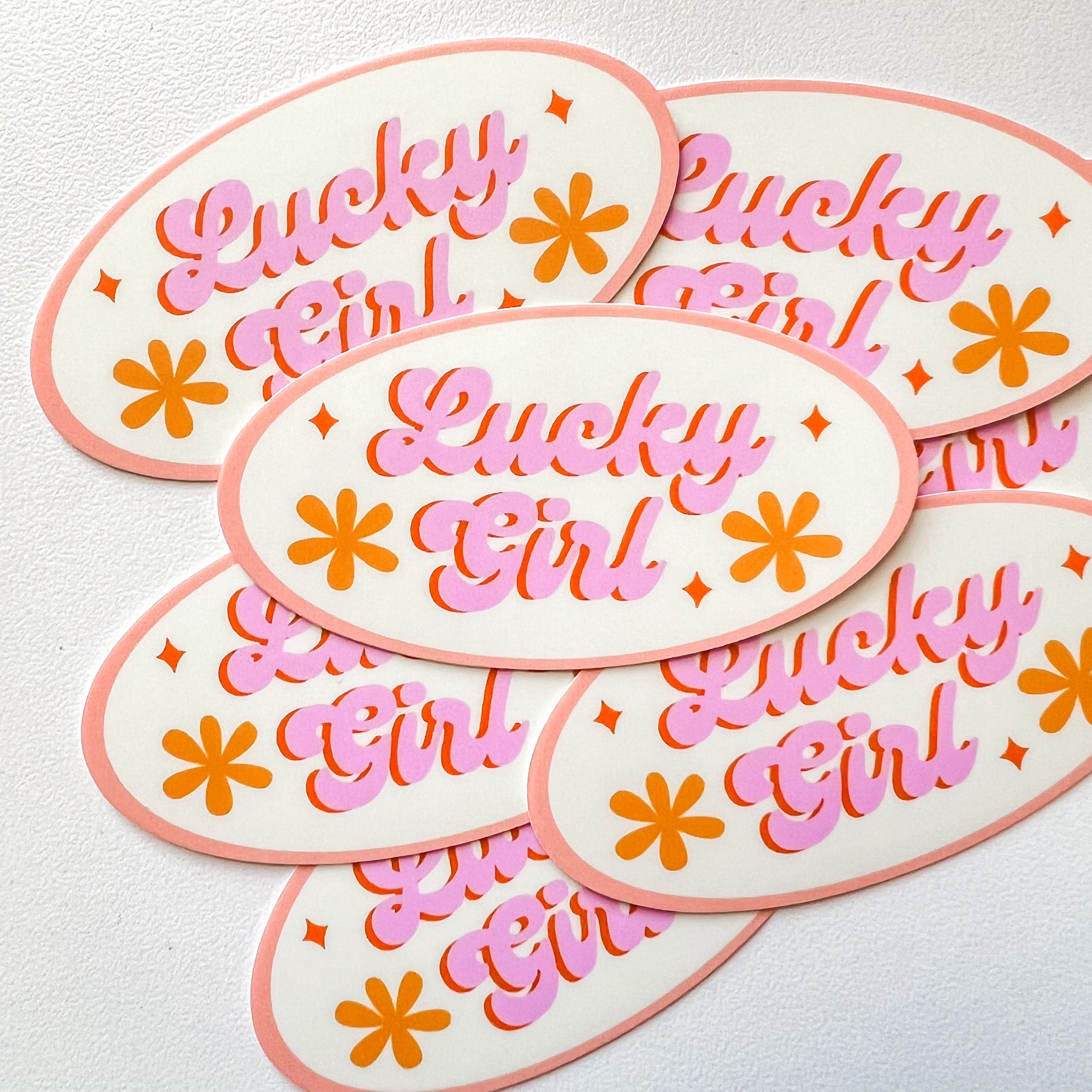 Lucky Girl Sticker – Made by April-Lynn